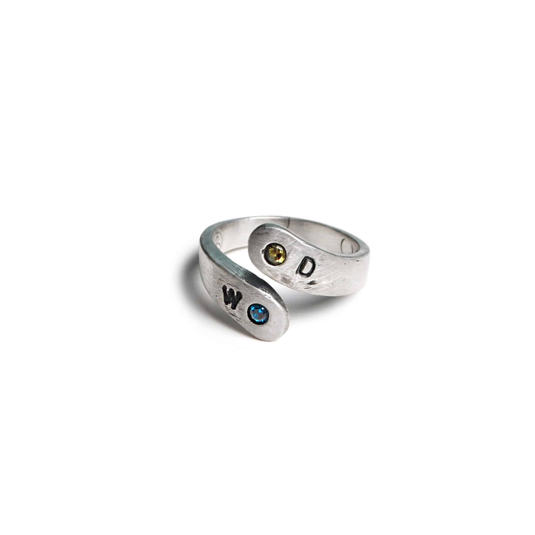 윌리앤더피 Gemstone W-D Ring (Spiral ver.) - 위시버킷