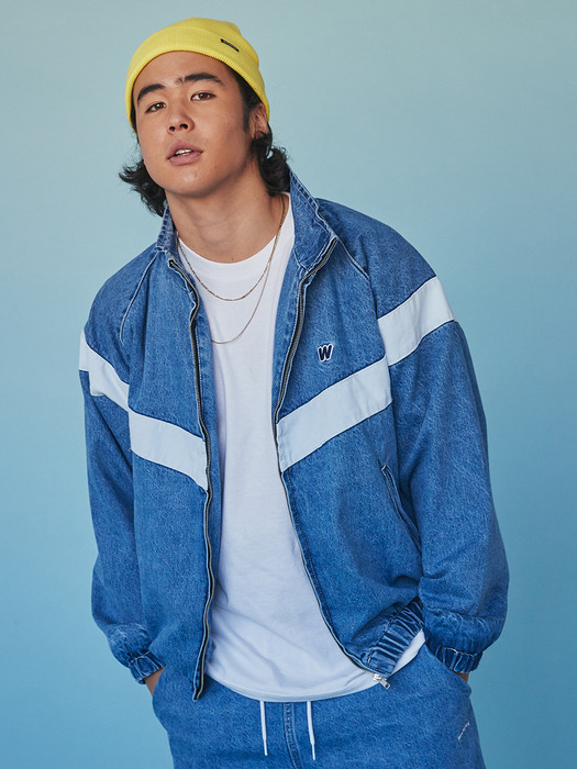 위캔더스 DENIM IPFU JACKET (DENIM) - 위시버킷