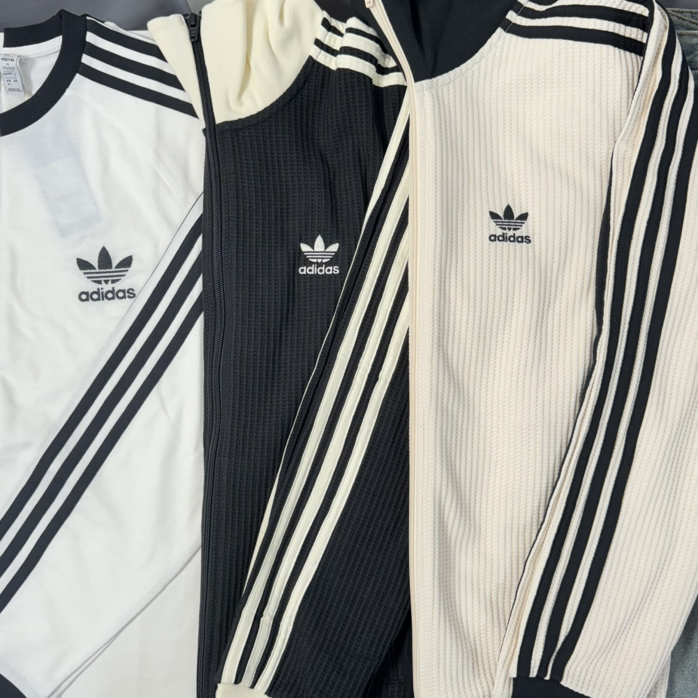 아디다스 아디다스 아디컬러 3S 슬리브 트랙탑 와플 져지 IA4879 JW0110 JW0109 - 위시버킷
