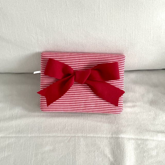 밍글밍글 KING RIBBON NOTE (RED STRIPE) - 위시버킷