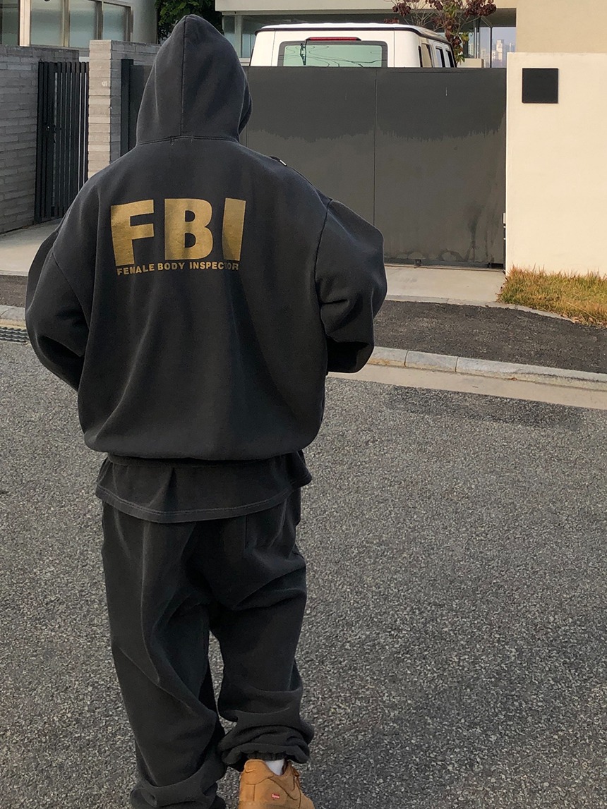 이쓔 FBI set_up 후염 오버 벌룬 후드_기모 (2color !) - 위시버킷