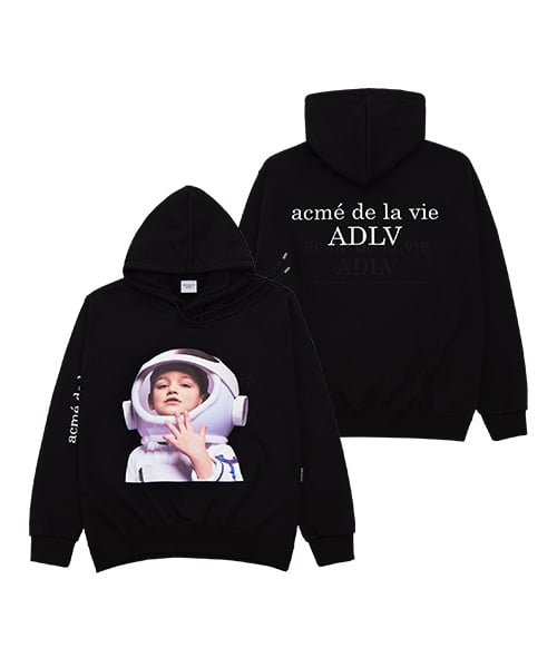 아크메드라비 ADLV BABY FACE HOODIE BLACK ASTRONAUT - 위시버킷