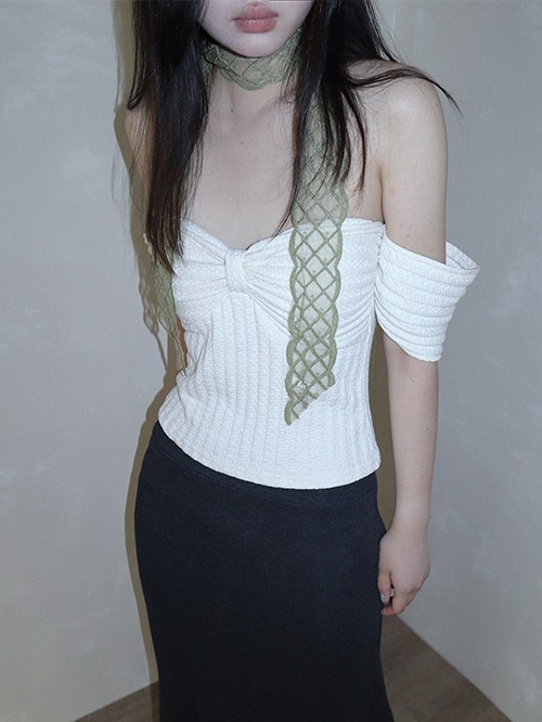 클라따 RIBBON TOP, 2color - 위시버킷