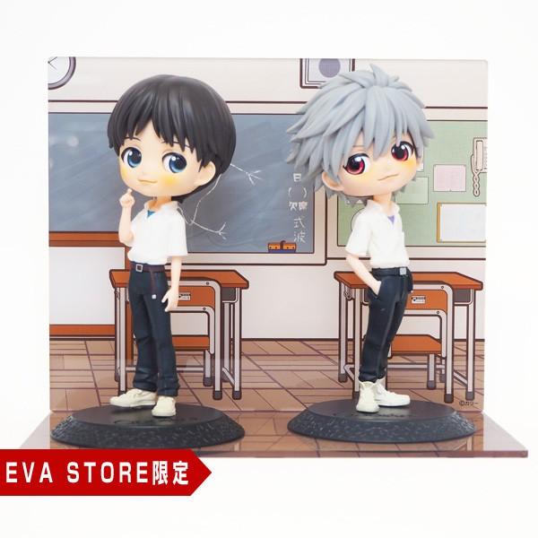 에반게리온 【EVASTORE限定】ヱヴァンゲリヲン新劇場版 Q posketシンジ＆カヲルセット特製アクリルジオラマ付 - 위시버킷