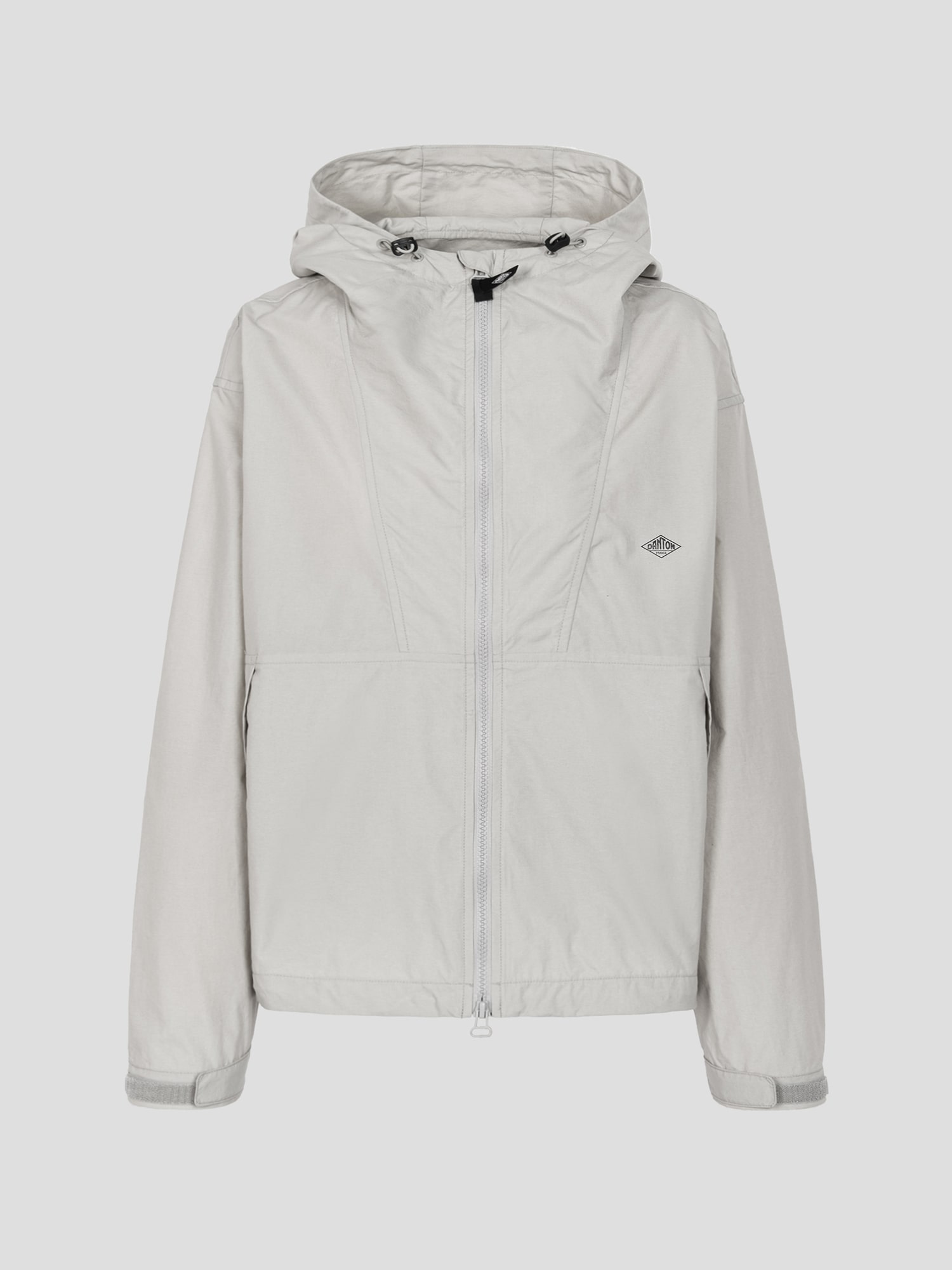 비커 🌻BEAKER FOCUS🌻 Women Hooded Short Jacket - Light Grey - 위시버킷