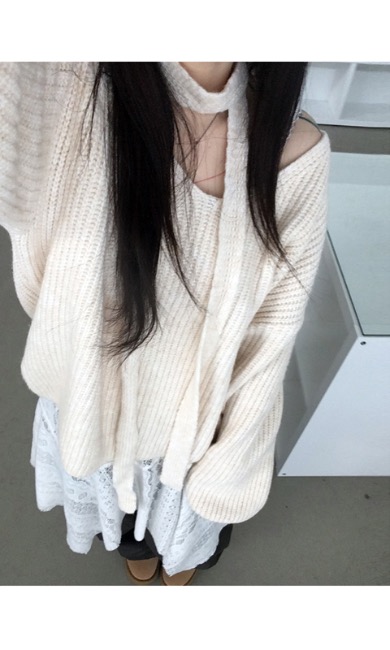 나의나인 soso muffler knit [2c] - 위시버킷