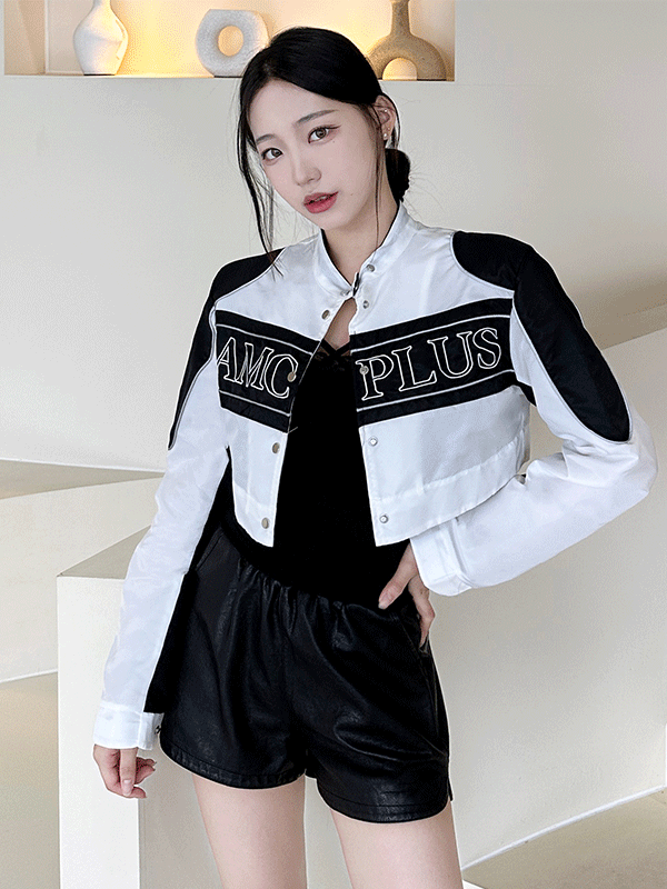 루미에르 힙스터🔥 레이싱 자켓 Y2k 유니크 야상 크롭자켓 크루 빈티지 아이브 뉴진스 바이커 간절기 장마 가을자켓 레이어드 긴팔자켓 레터링 바람막이 점퍼 야구잠바