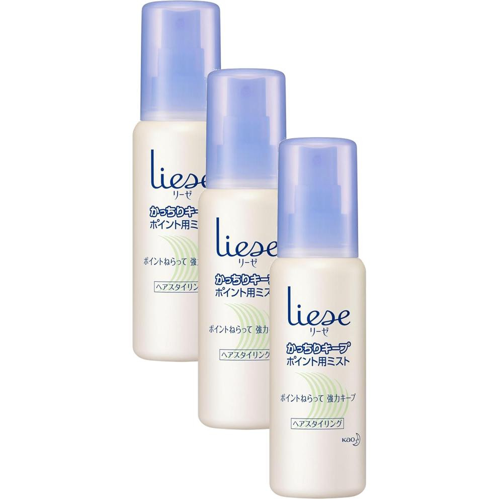 카오 Kao Liese Point Mist 카오 리제 포인트 미스트 스프레이 100ml 3팩 - 위시버킷