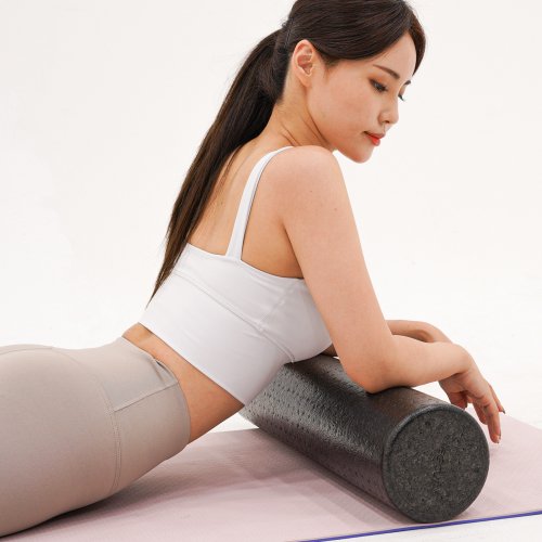 이고진 폼롤러 리셋폴 EPP 90cm 블랙 - 위시버킷