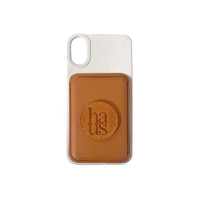 하우스 HAUS phone card pocket - brown - 위시버킷