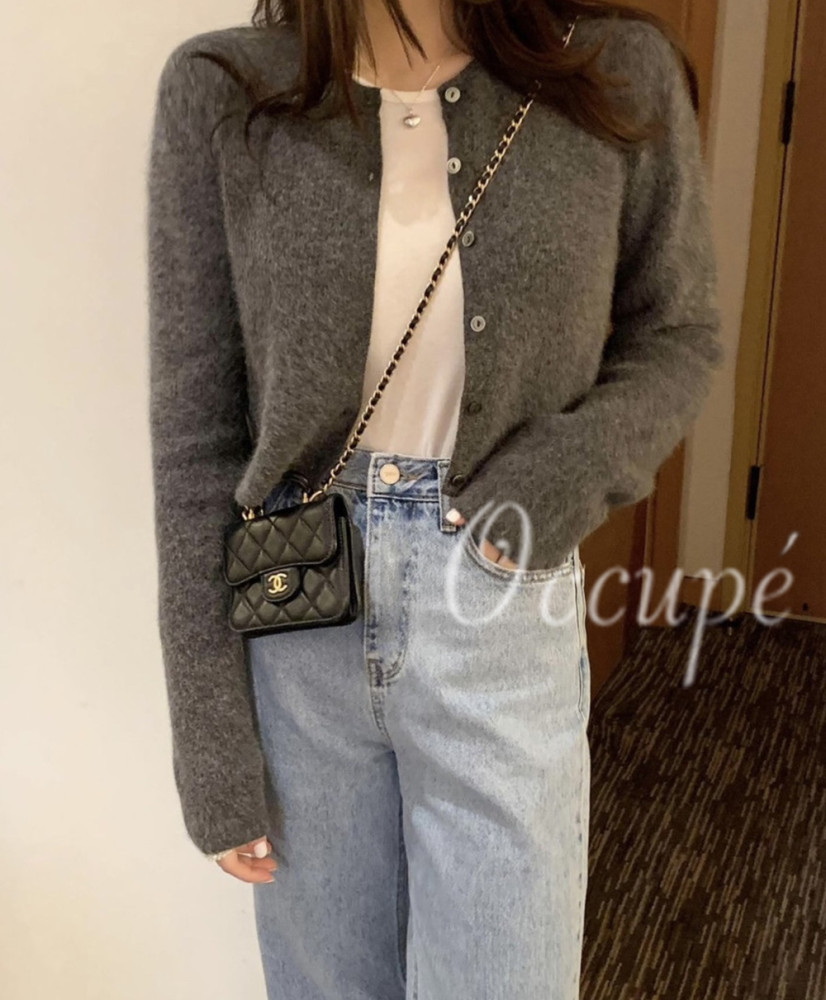 미엘 [당일발송]미엘 엘린 가디건 (3col) miel - 위시버킷