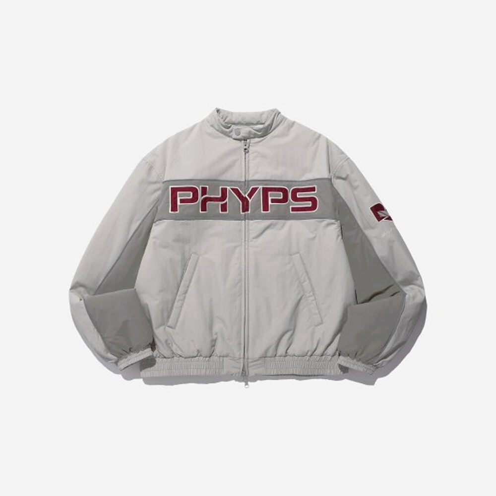 피지컬 에듀케이션 디파트먼트 PHYPS® CHALLENGER RACER JACKET GRAY - 위시버킷