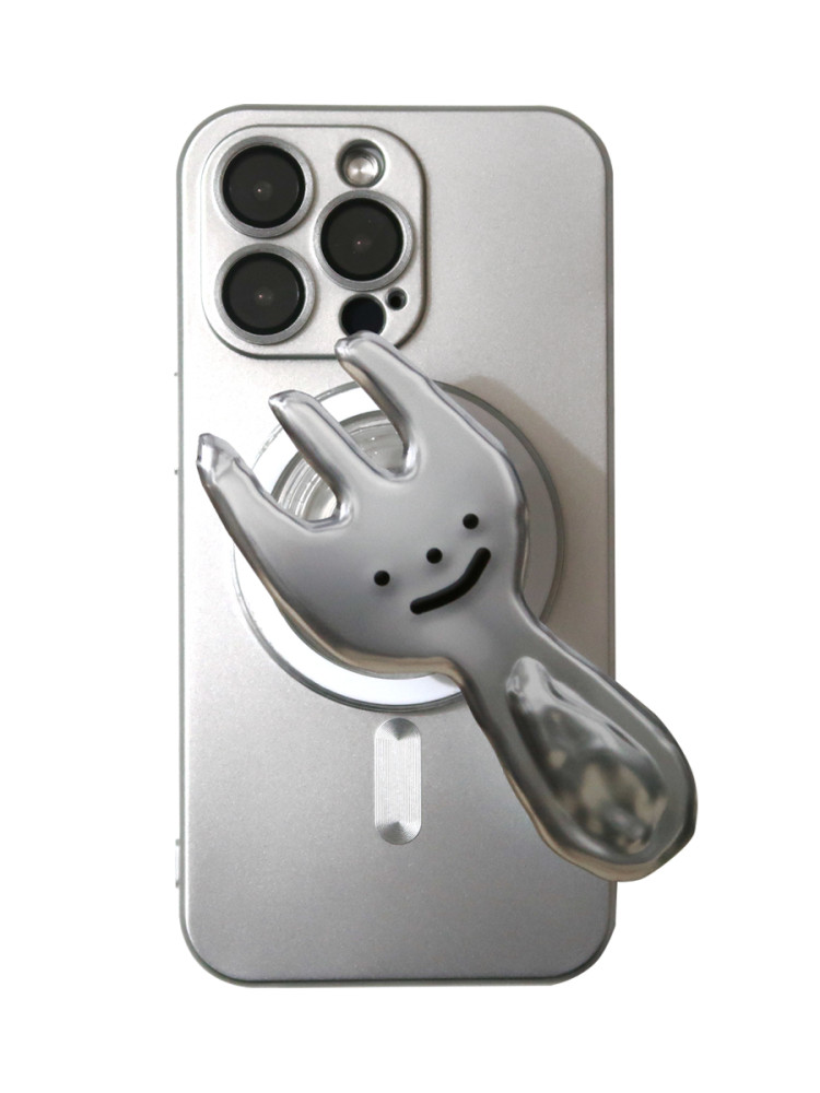 헤르츠룸 헤르츠룸 fork phone case맥세이프 폰케이스 아이폰 케이스 유니크 스마트톡 캐릭터 귀여운 - 위시버킷