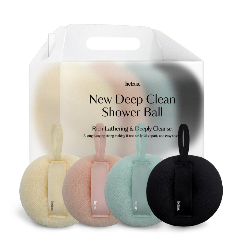 헤트라스 New Deep Clean Shower Ball 4ea - 위시버킷