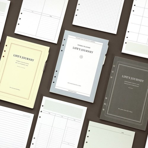 아이코닉 아이코닉 저니 6공 바인더 A5 다이어리 속지세트 176P - 위시버킷