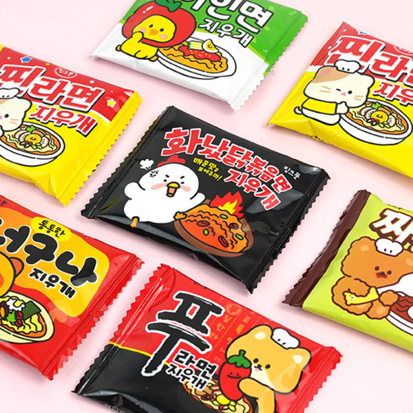 지마켓 먹지마 라면 지우개-24EA - 위시버킷