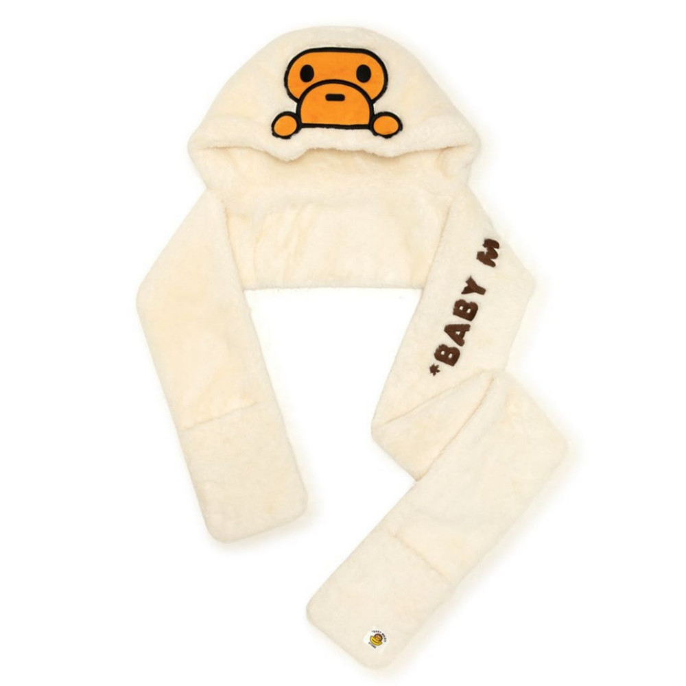 베이프 베이프 머플러 BABY MILO FAUX FUR SCARF AK70-182-301 - 위시버킷