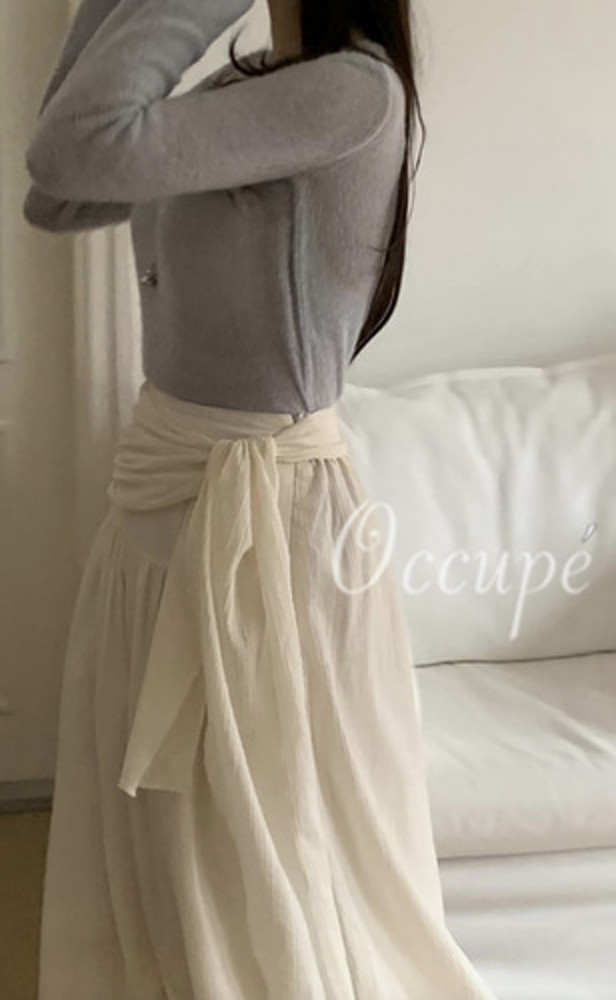 미엘 미엘 픽시 스커트 (2col) miel 랩스커트 - 위시버킷