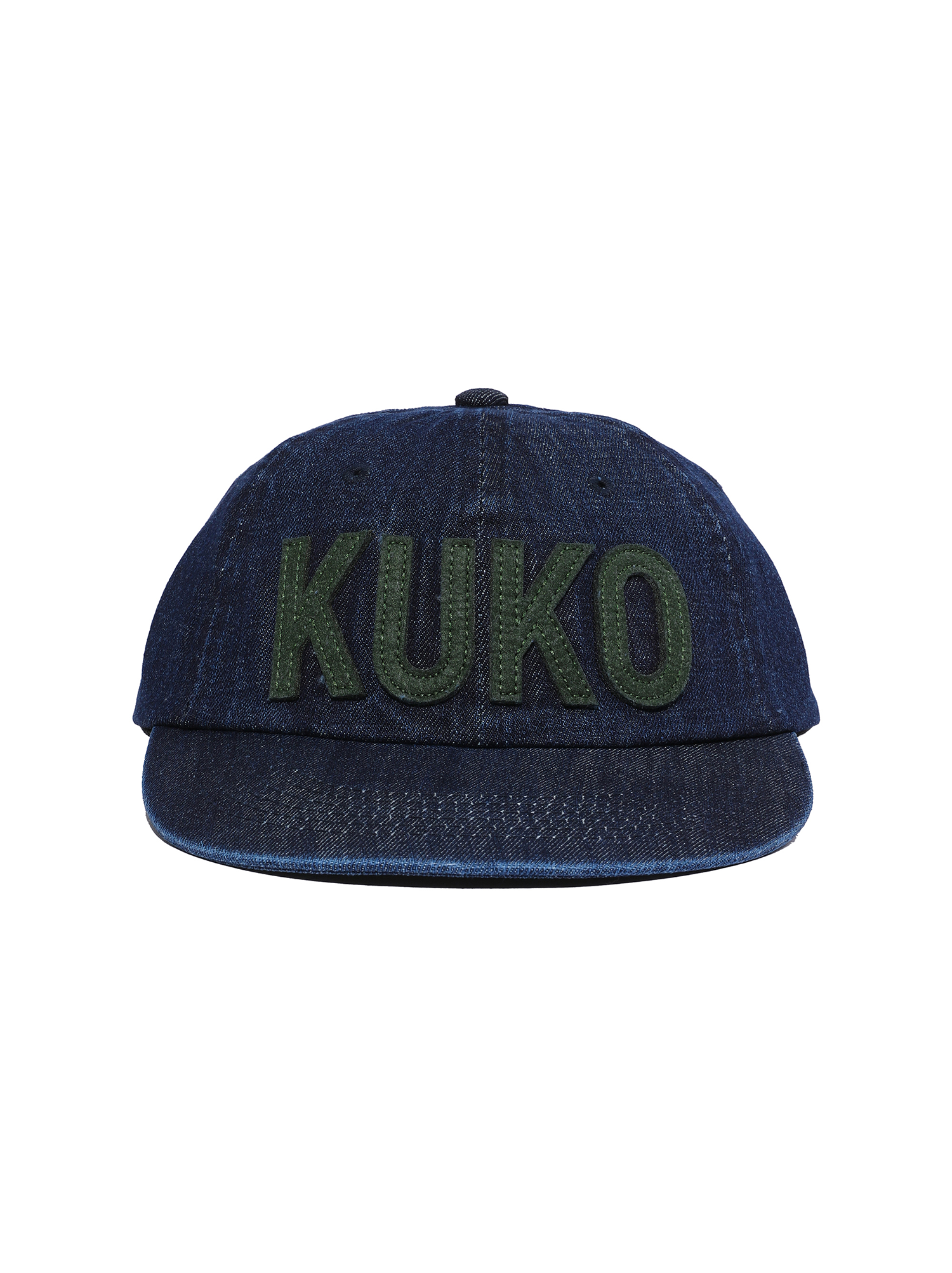 쿠코 KUKO KUKO Logo 6Panel Cap_Denim Khaki - 위시버킷
