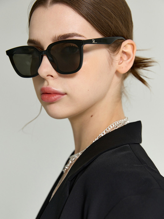 리끌로우 RECLOW LAND 아세테이트 RLOGO 선글라스 BLACK - 위시버킷