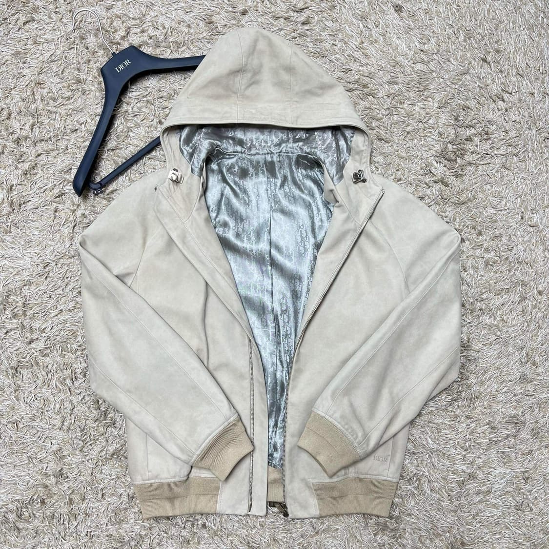 디올 [48] 23FW 디올 오블리크 스웨이드 가죽 자켓(새 | 후루츠패밀리 - 위시버킷