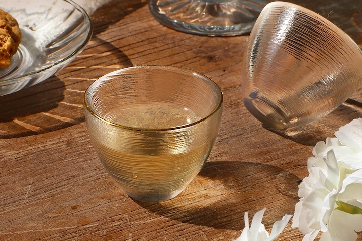 히츠키코보 골드라인 골드쁘띠 소주잔 4P세트 2type - 위시버킷