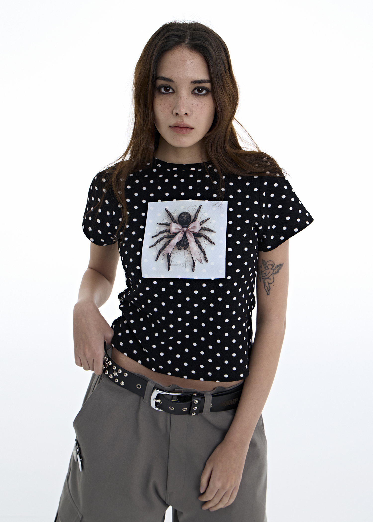 미니멀페어 Polka Dot Spider Tee - 위시버킷