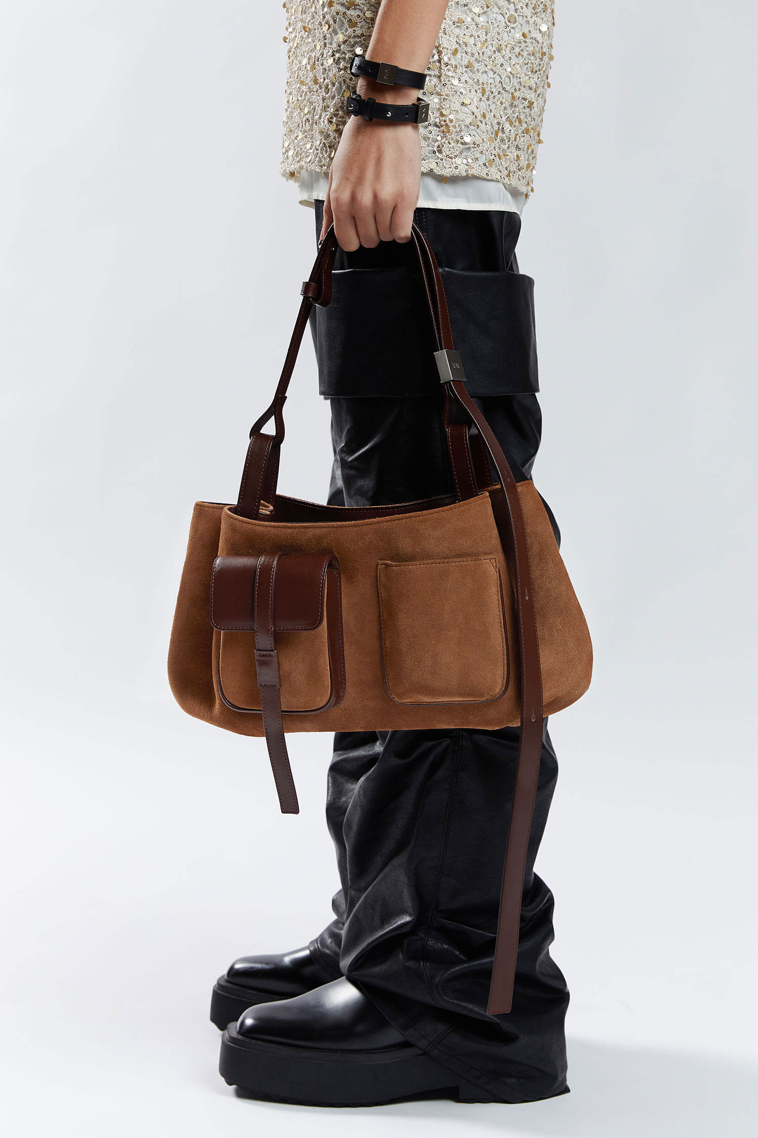 아니 Pocket bag_Suede - 위시버킷