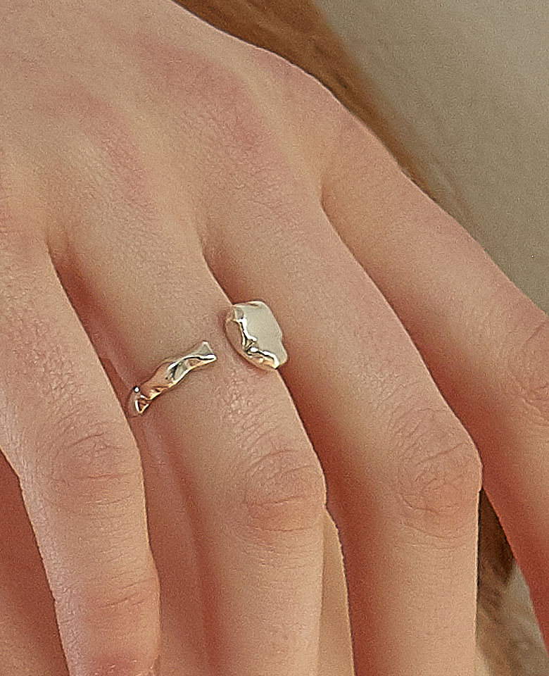 르세이 LSEY Stone open Ring - 위시버킷