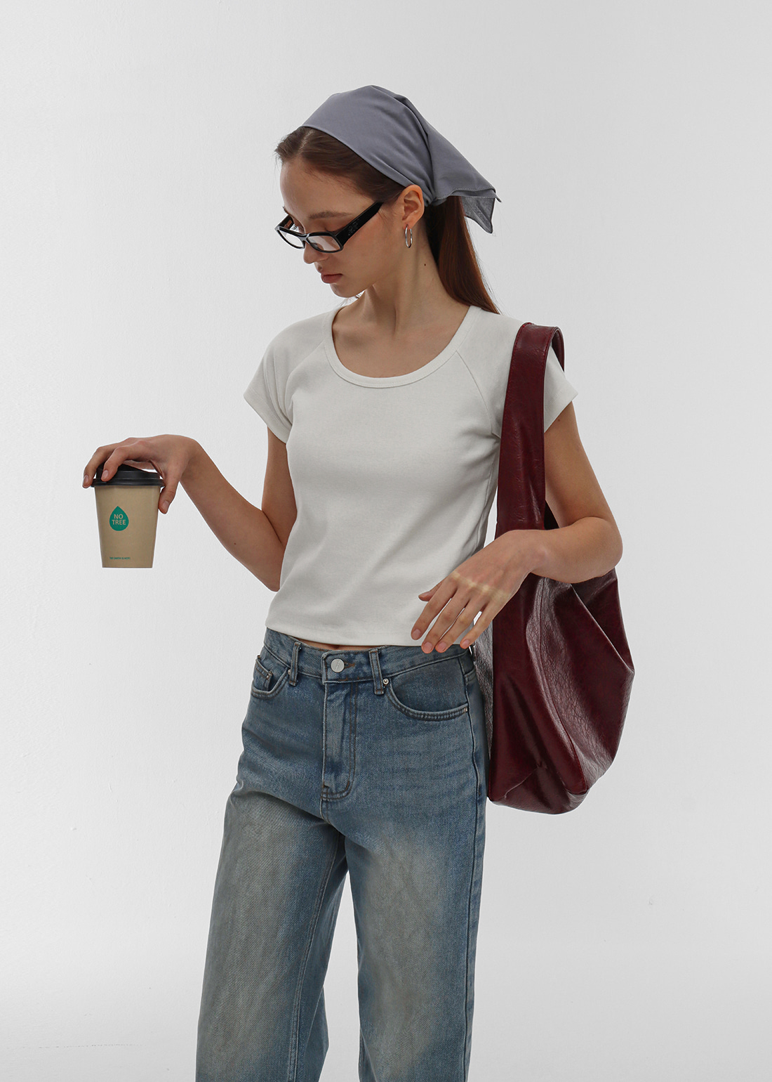 블랙업 블랙업 [ 봄신상][1천장판매] [B-BASIC] 스탠다드 나그랑 유넥 반팔티 (2SIZE) - 위시버킷