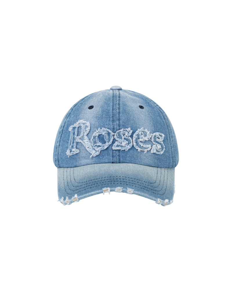 2000 아카이브 Roses Denim Ball Cap - 위시버킷