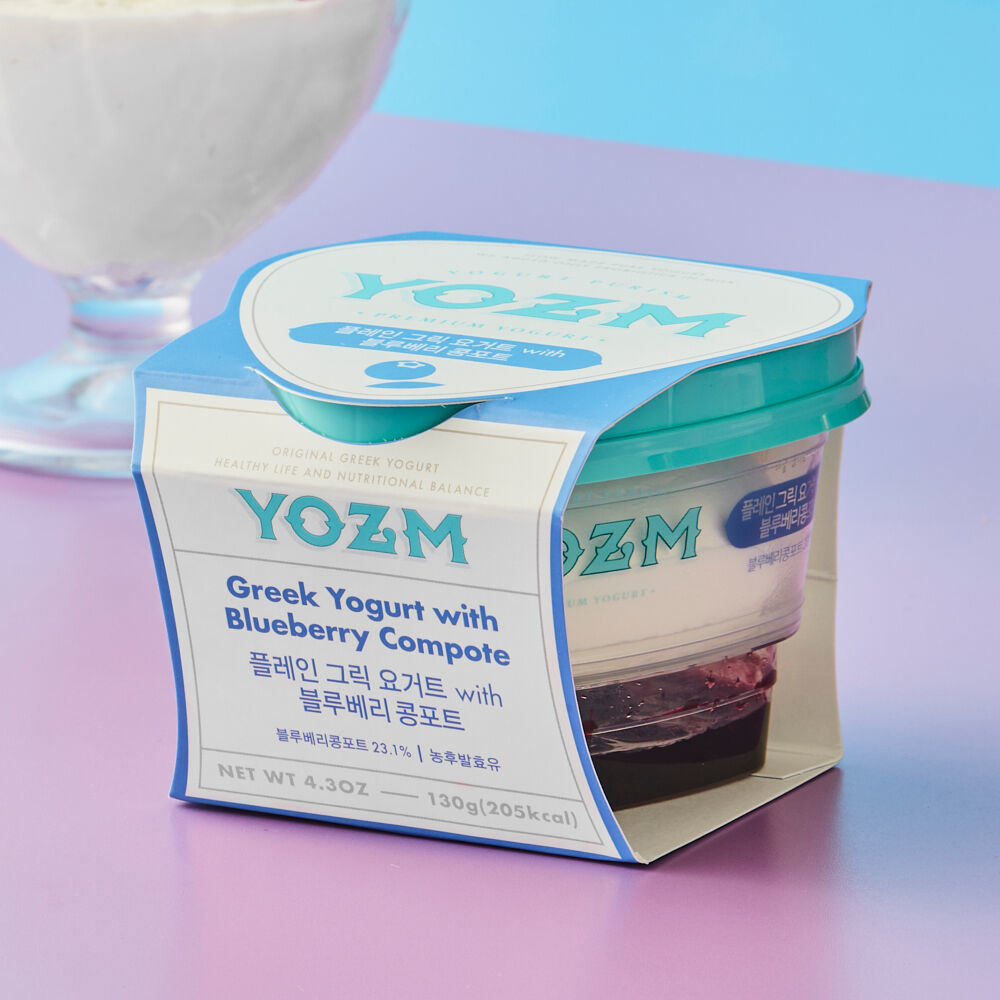 요즘 블루베리 콤포트 그릭요거트 130g X 3개 - 위시버킷