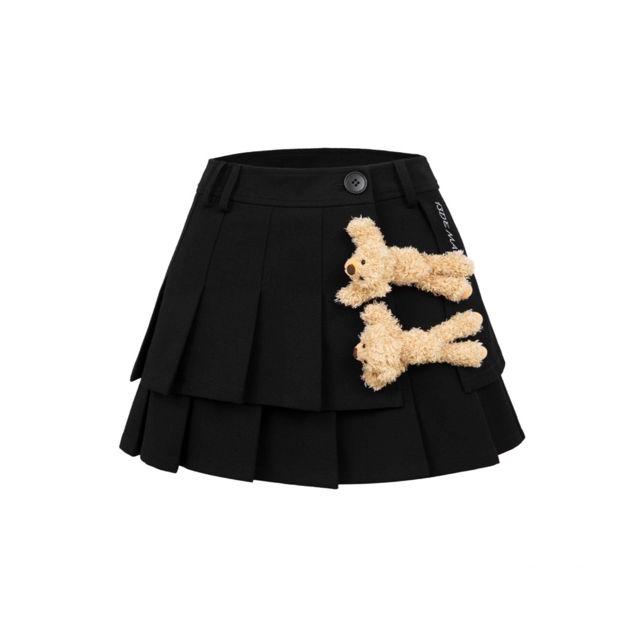 13 DE MARZO Multi-bear Lavered Skirt - L - 위시버킷