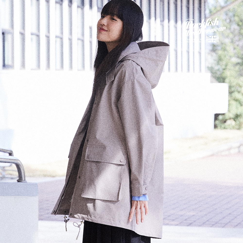락피쉬웨더웨어 3-LAYER SHELL WEATHER COAT - COCOA - 위시버킷