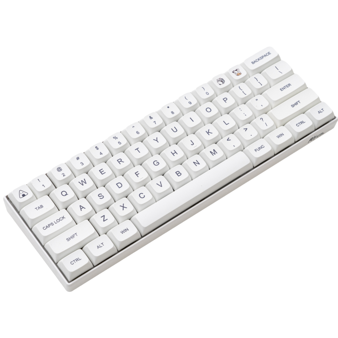 페블온 페블온 미니멀 심플 퓨어화이트 XDA PBT 기계식 키보드 키캡 (121개) - 위시버킷