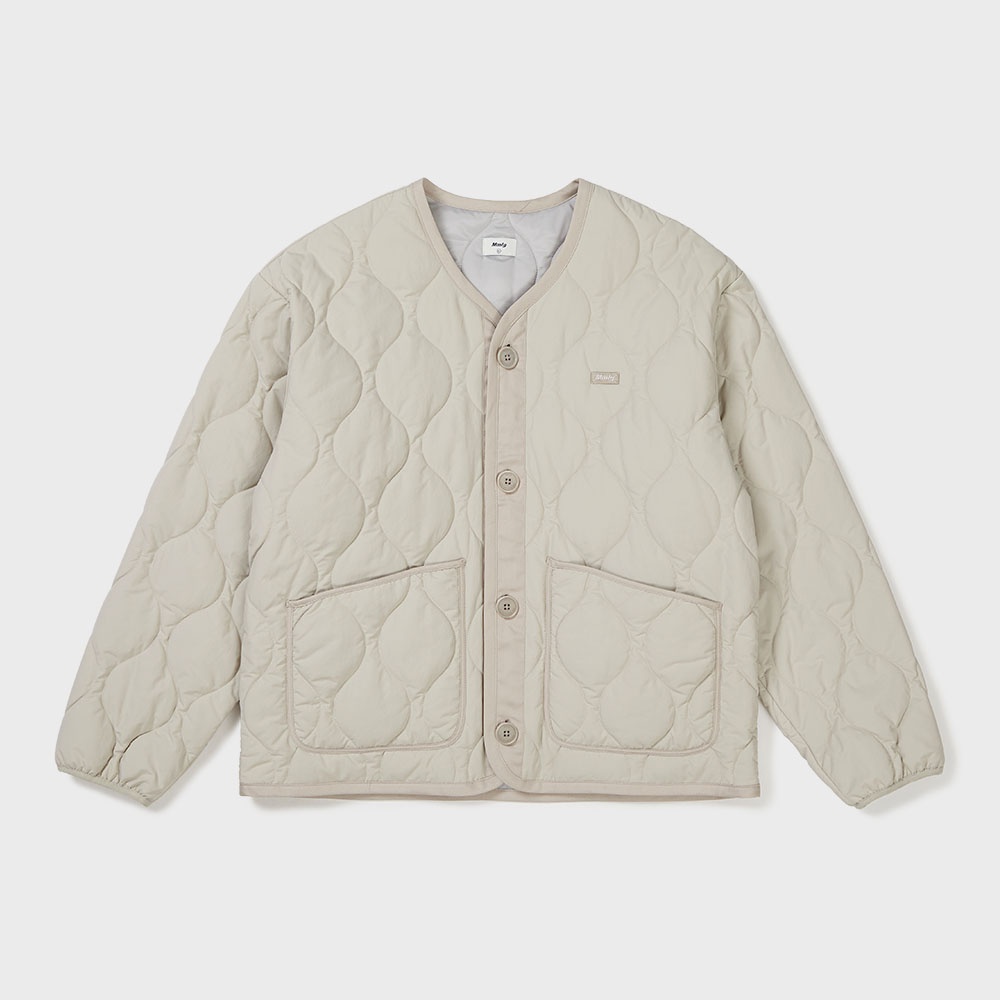 엠엠엘지 [Mmlg] CPC QUILTED JACKET (BEIGE) - 위시버킷
