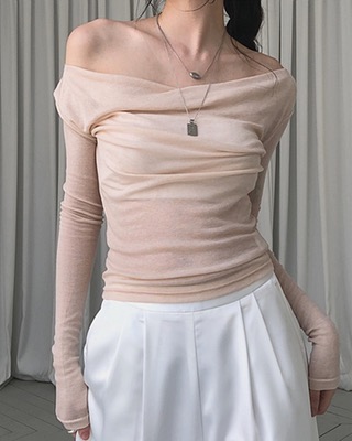 아델리오 smooth tencel drape tee (3color) - 위시버킷