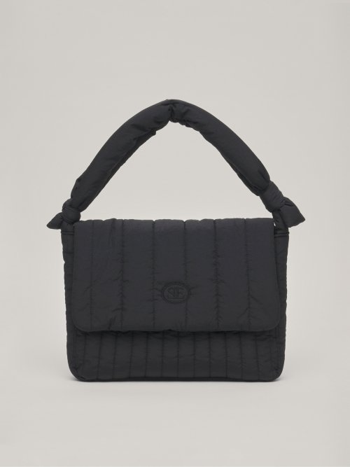 시엔느 Cross Padding Bag (Black) - 위시버킷