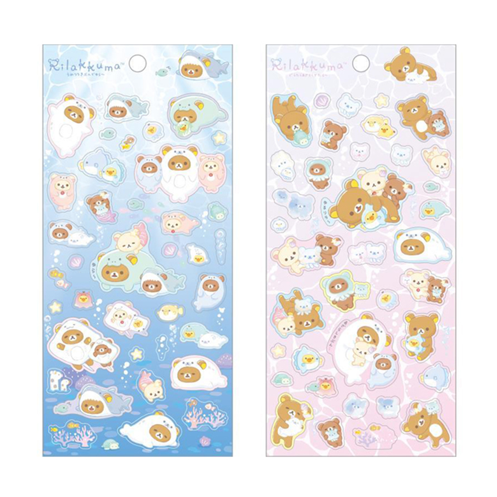 글루미 캐릭터몰 리락쿠마 캐릭터 스티커 2p세트(우미리라) (일)) 856560 - 위시버킷