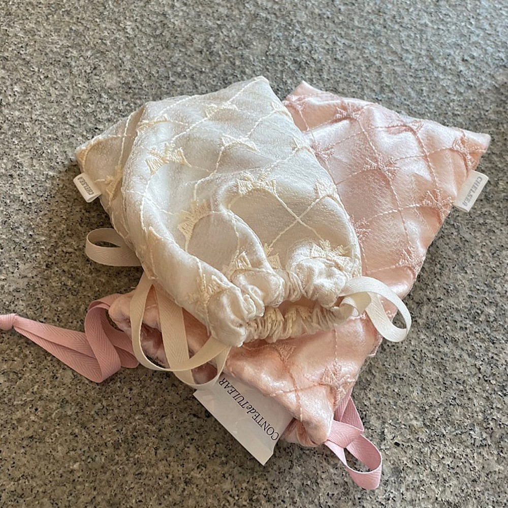 첼시홈 New satin ribbon pouch - 위시버킷