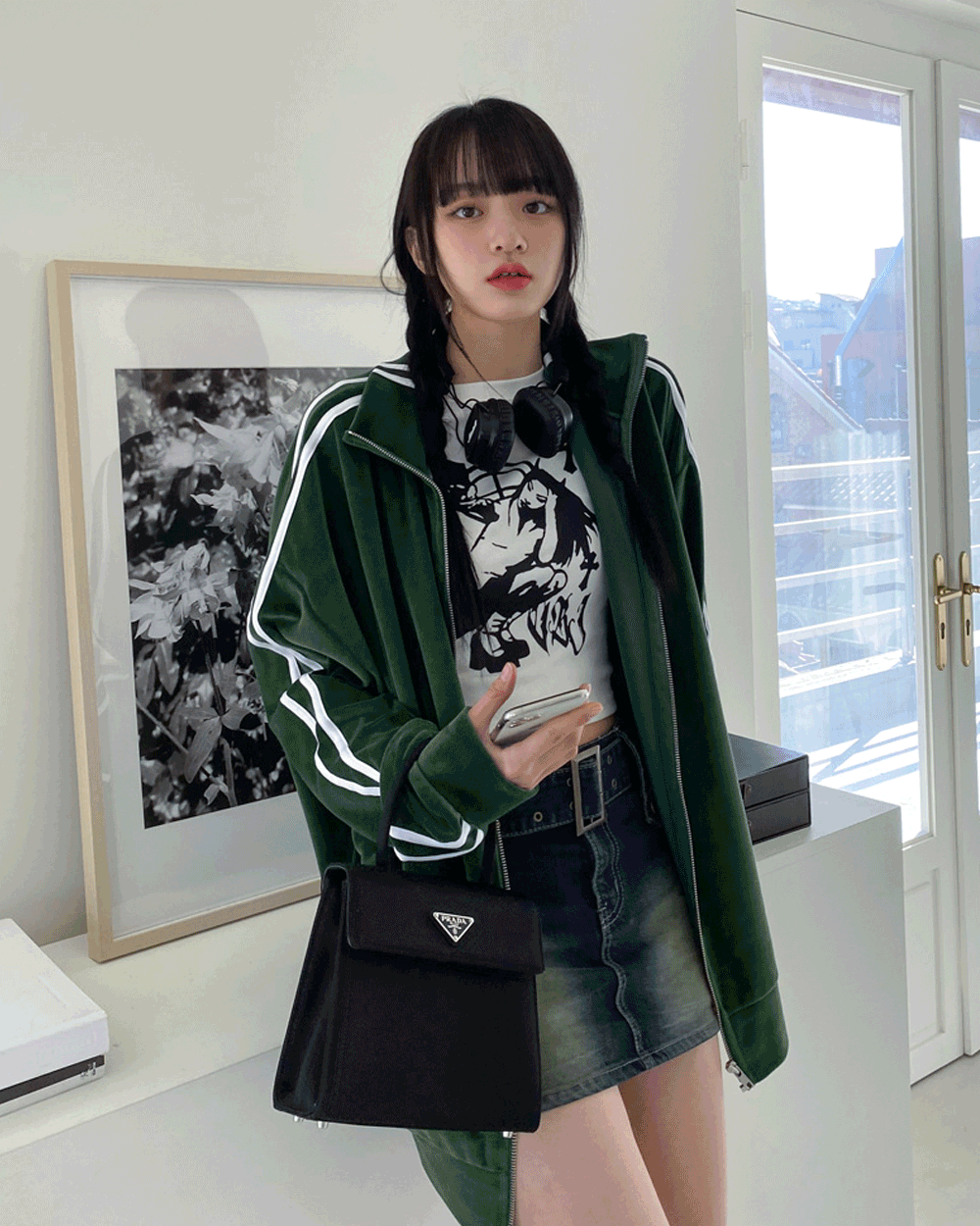 더나이브 스프링 벨루아 집업 - CD - 위시버킷