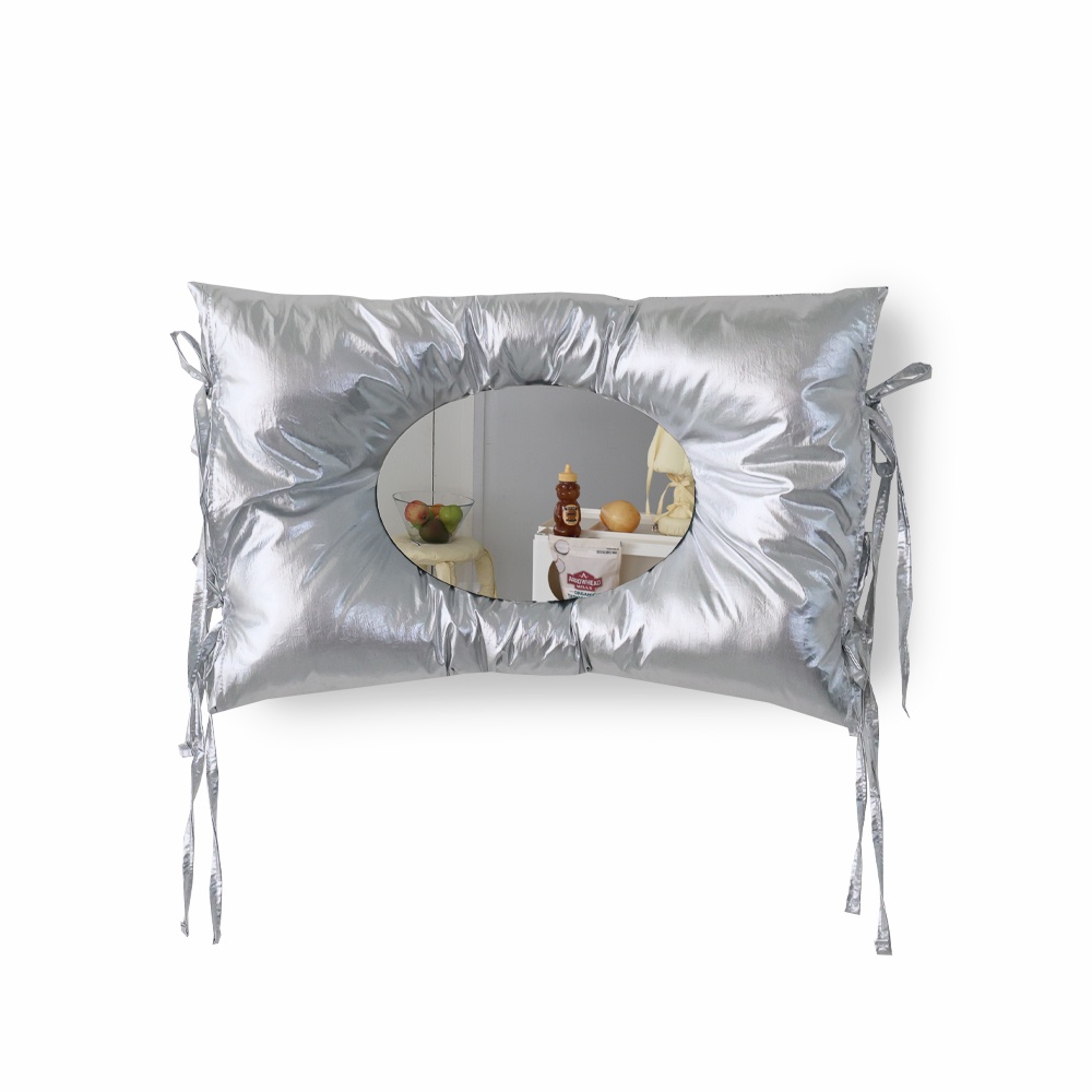 포식스먼스 ribbon mirror (silver) - 위시버킷