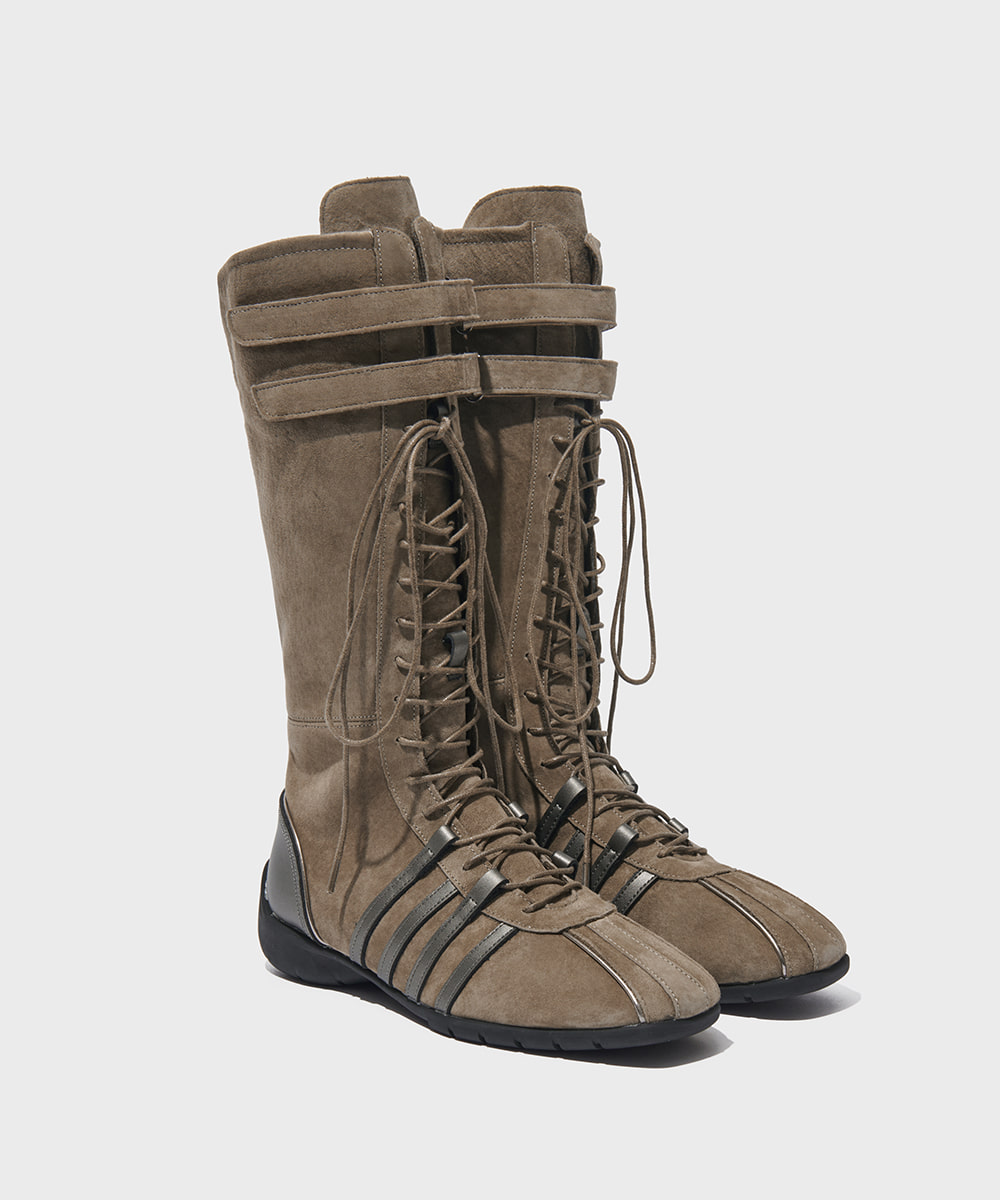 락피쉬웨더웨어 BLISS VELCRO LONG BOOTS - OLIVE - 위시버킷