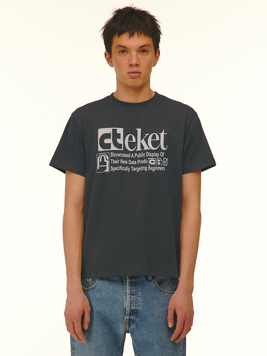 테켓 Plan Tee Charcoal - 위시버킷