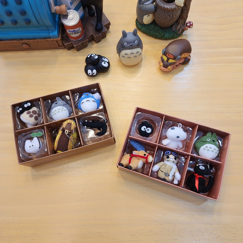 스튜디오지브리 지브리 캐릭터 컬렉션 토토로 마녀배달부 월령공주 붉은 돼지 미니 인형 피규어 마스코트세트 - 위시버킷