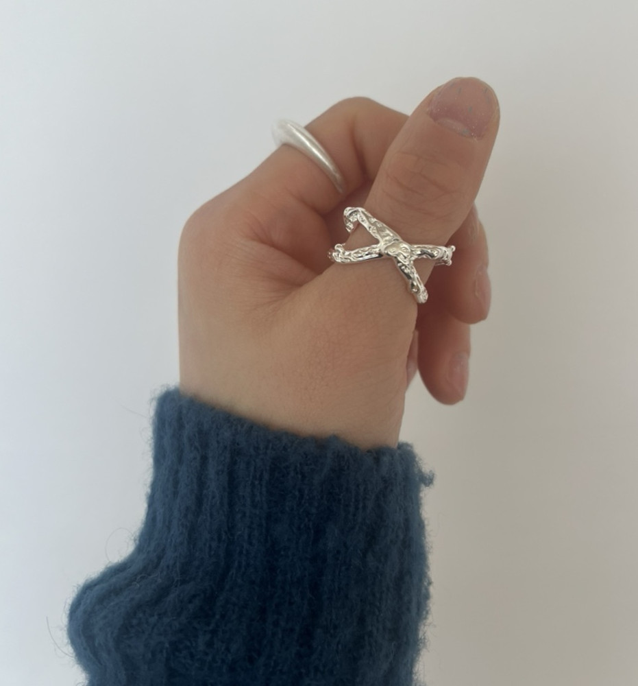 키호 (silver925) x ring 엑스 링 - 위시버킷