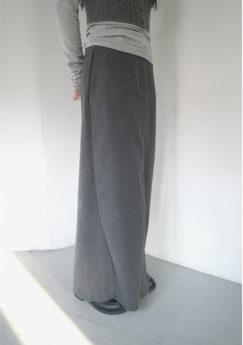 에프터먼데이 classic maxi slit skirt (2c) - 위시버킷