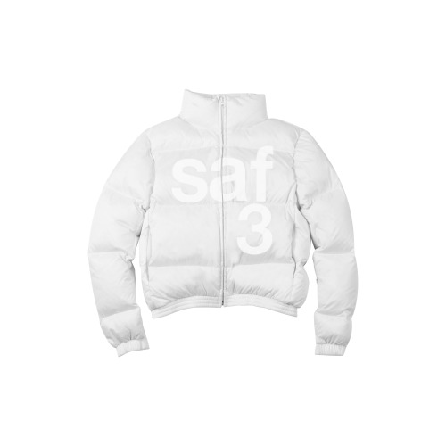 사파리스팟 1/2 BASIC SAFARI DOWN JACKET (WHITE) - 위시버킷