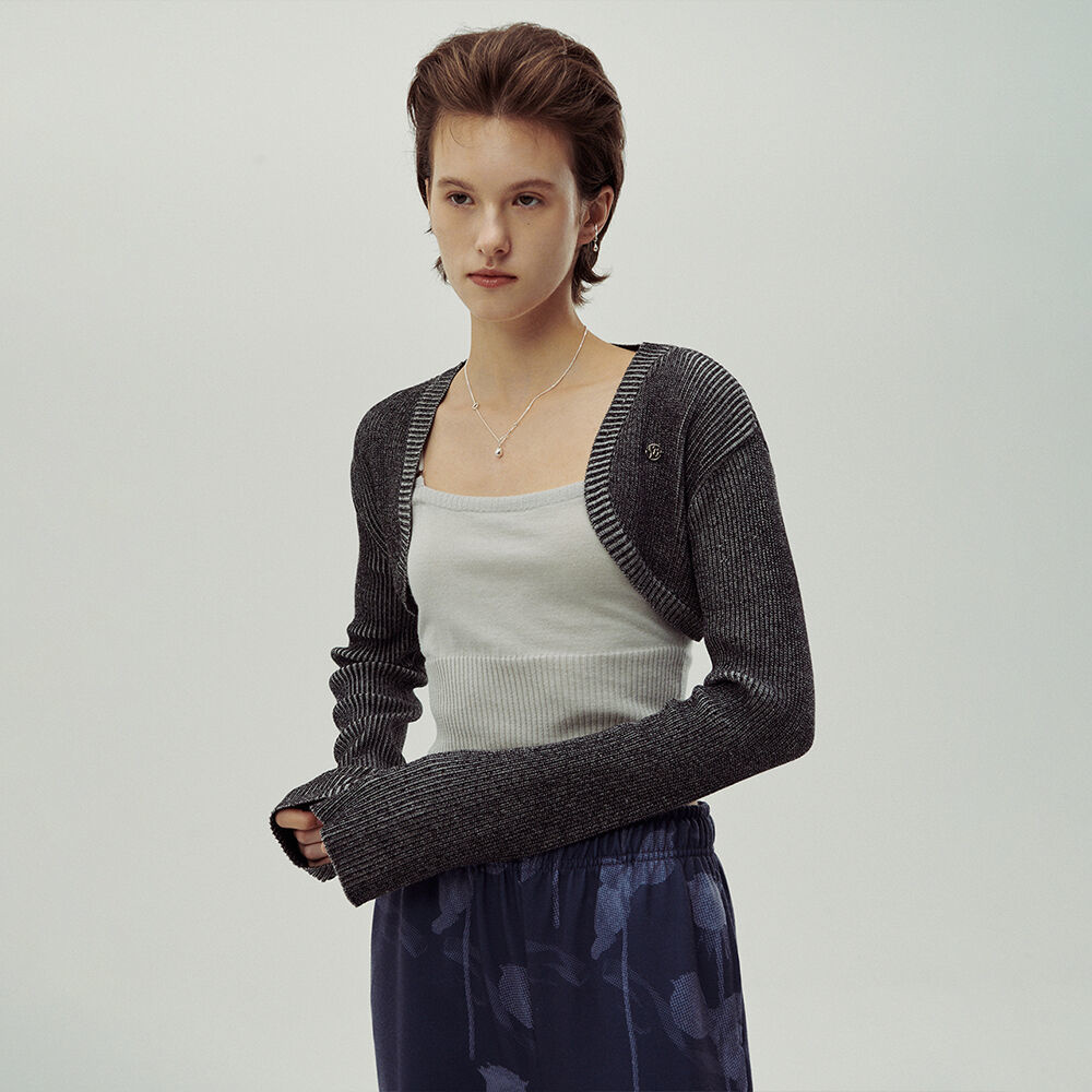 시눈 RIBBED BOLERO TOP SET - 위시버킷