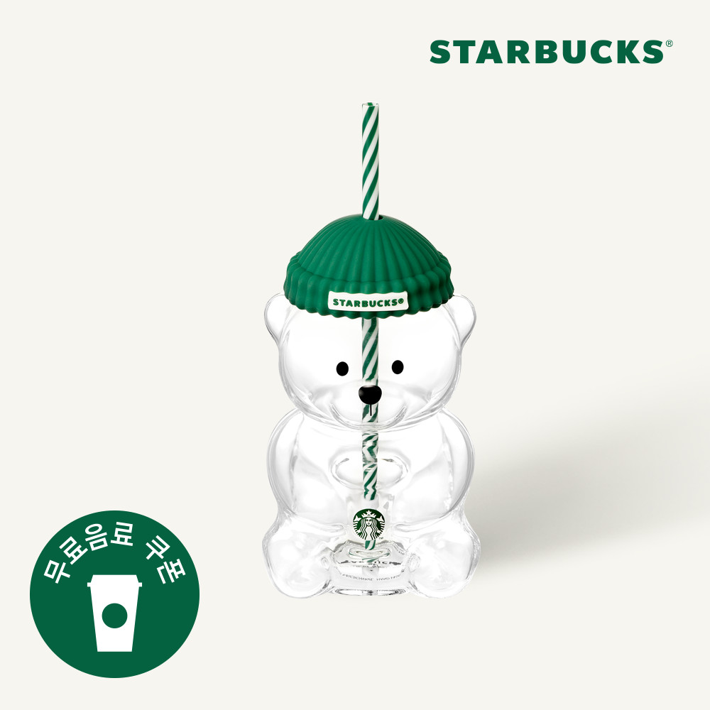 스타벅스 [스타벅스] 오텀 베어리스타 글라스 콜드컵 591ml - 위시버킷